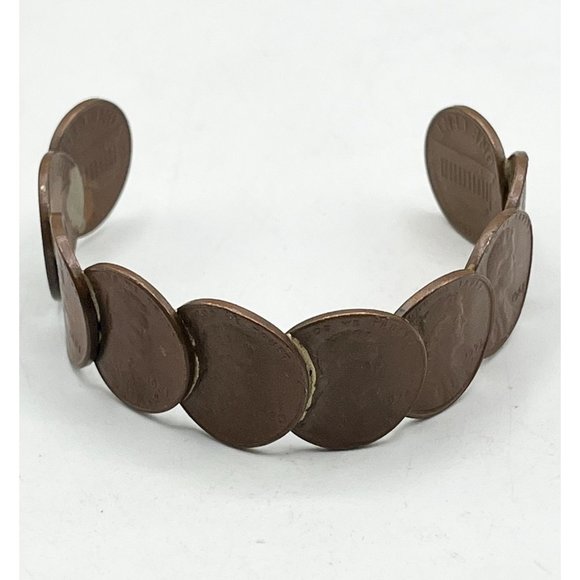 Vintage | Jewelry | Vintage One Cent Penny Coin Cuff Bracelet | Poshmark
